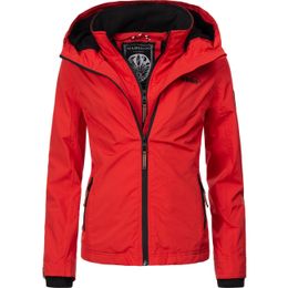 Outdoorjacke Marikoo "&Uuml;bergangsjacke Erdbeere", Damen, Gr. XS, rot, Obermaterial: 100% Polyester PES. Obermaterial: Futter: 100% Polyester PES. 100% Polyester PES., Jacken Outdoorjacke
