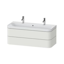 Duravit M&ouml;belwaschtisch Happy D.2 Plus 117,5x49cm, 2 Schubk., Nord we s-matt (HP4379O39390000)