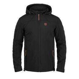 Softshelljacke INDICODE "Softshelljacke IDJonas", Herren, Gr. M, schwarz, Obermaterial: 100% Polyester PES., regular fit normal, Jacken Softshelljacke