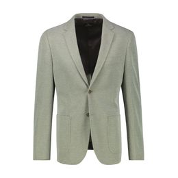 Anzugsakko Lerros, Herren, Gr. 48, gr&uuml;n (gentle reed), Web, Obermaterial: 51% Baumwolle, 49% Polyester, unifarben, sehr schmal taillenbedeckt, Manschette, Sakkos Anzugsakko, mit Taschen