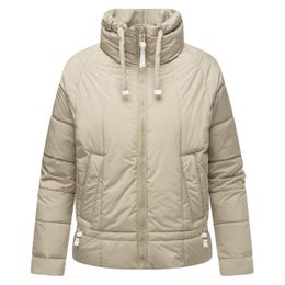 Steppjacke Navahoo "Steppjacke Luftzauber 14", Damen, Gr. S, grau (pebble grau), Obermaterial: 100% Polyester Pol. recyc.. Obermaterial: Futter: 100% Polyester PES. 100% Polyester Pol. recyc.., Jacken Steppjacke