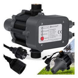 Kesser&reg; Druckschalter Druckw&auml;chter Pumpensteuerung Gartenbew&auml;sserung mit Kabel