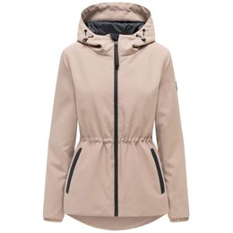 Outdoorjacke Marikoo "Marikoo Katzilein Damenjacke N127", Damen, Gr. XXL, grau (taupe grau), Obermaterial: 100% Polyester PES., Jacken Outdoorjacke