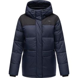 Anorak Ragwear "Steppjacke Wikesh", Damen, Gr. L, blau (navy), Obermaterial: 100% Nylon NY. 100% Polyester PES. Obermaterial: Futter: 100% Polyester PES. 100% Polyester PES., Jacken Anorak