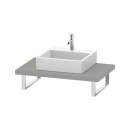 Duravit Konsole DuraStyle 80-200x55cm, 1 AS, St&auml; 4.5cm, betongr ma (DS102C00707)