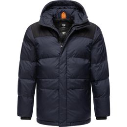 Steppjacke Ragwear "Steppjacke Mikkesh", Herren, Gr. L, blau (navy), Obermaterial: 100% Polyester PES. 100% Nylon NY. Obermaterial: Futter: 100% Polyester PES. 100% Polyester PES., Jacken Steppjacke