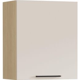H&auml;ngeschrank KOCHSTATION "Luna, Oberschrank, K&uuml;chenh&auml;ngeschrank, Made in Italy", kaschmirfarben, eiche chopinfarben, B:60cm H:71cm T:35cm, Schr&auml;nke, H&auml;ngeschrank, B/T/H: 60&times;35&times;71 cm, zus&auml;tzlicher Stauraum &uuml;ber der Arbeitsfl&auml;che