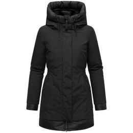 Wintermantel Navahoo "Wintermantel Winterprinzessin 14", Damen, Gr. XXL, schwarz, Obermaterial: 100% Polyester PES. Obermaterial: Futter: 100% Polyester PES. 100% Polyester PES., M&auml;ntel Wintermantel