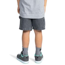 Jeansshorts DC Shoes "Carpenter 18.5", Jungen, Gr. 14(155-164cm), grau (medium grau), Obermaterial: 80% Walkfrottier, 20% Walkfrottier;, Jeans Jeansshorts