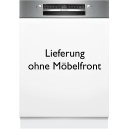Bosch teilintegrierbarer Geschirrsp&uuml;ler "SMI2HVS02E", Energieeffizienz: D, silber (silberfarben), B:59,8cm H:81,5cm T:57,3cm, Geschirrsp&uuml;ler, Flexibilit&auml;t dank VarioSchublade & h&ouml;henverstellbarer Oberkorb, teilintegrierbarer Geschirrsp&uuml;ler