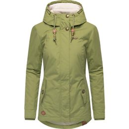 Winterjacke Ragwear "Winterjacke Monade", Damen, Gr. 3XL, gr&uuml;n (olive leaf25), Obermaterial: 65% Polyester PES. 35% Baumwolle CO. Obermaterial: Futter: 100% Polyester PES. 100% Polyester PES., Jacken Winterjacke