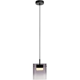 JUST LIGHT LED Deckenleuchte "ELIO", schwarz, 1, &Oslash; 16cm H: 60cm, 1 Stk., Leuchten, 3-Stufen Dimmer, Switchmo, LED Deckenleuchte