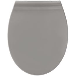 WC-Sitz Kleine Wolke "Alley", manhattangrau, B:37cm H:5cm L:45cm, Duroplast, WC-Sitze, WC-Sitz, mit Absenkautomatik