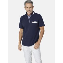 Poloshirt Babista "Poloshirt BELLAVANZA", Herren, Gr. S, blau (dunkelblau), Obermaterial: 100% Baumwolle CO., Shirts Poloshirt