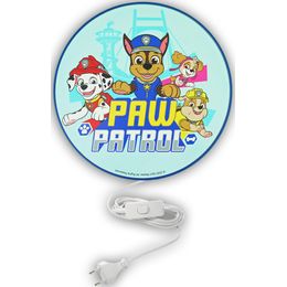 Niermann Wandleuchte "Paw Patrol", bunt, 1, H: 8cm, 1 Stk., Leuchten, Kinderzimmer, Kinderlampe, Wandleuchte