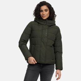 Outdoorjacke Marikoo "Marikoo Elira Damen Winterjacke N019", Damen, Gr. XS, gr&uuml;n (schwarz olive), Obermaterial: 100% Polyester PES., Jacken Outdoorjacke