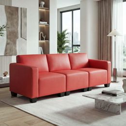 MCW Modular 3-Sitzer Sofa Moncalieri ~ rot