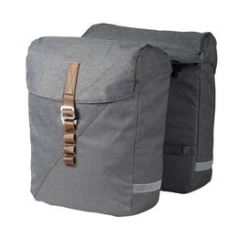 Gep&auml;cktr&auml;gertasche Racktime "Fahrrad - Doppeltasche Heda 2.0, grau", grau, Taschen, Herren, 1, Obermaterial: 100% Polyester Pol. recyc.., Gep&auml;cktr&auml;gertasche