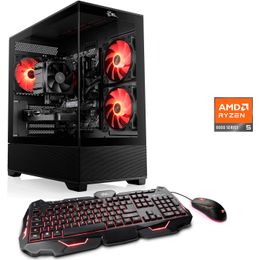 CSL Gaming-PC "AeroVision V24297", schwarz, Microsoft Windows 11 Home (64 Bit), 32 GB RAM 1.000 GB SSD, Desktop-PCs, Gaming-PC