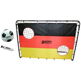 Fu&szlig;balltor BEST Sporting, schwarz, Sport-Tore, Kinder, B/H/L: 213cm x 152cm, Stahl, Fu&szlig;balltor, B:213cm H:152cm
