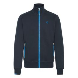 !Solid Sweatjacke SOLID "Sweatjacke SDBennTrack", Herren, Gr. M, blau (insignia b), Obermaterial: 50% Baumwolle CO. 50% Polyester PES., Sweatjacken Sweatjacke