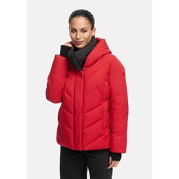 Winterjacke Marikoo "Marikoo Nadiraa Damen Herbst Winter Stepp Jacke N085", Damen, Gr. S, rot (deep rot), Obermaterial: 100% Polyester PES., Jacken Winterjacke