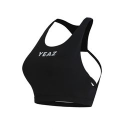 Sporttop YEAZ "Top MYTH", Damen, Gr. XS, schwarz, Obermaterial: 78% Polyester PES. 22% Elasthan EL., Tops Sporttop