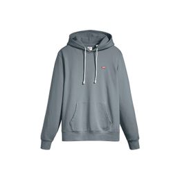 Levi's Sweatshirt LEVI'S "Sweatshirt The Original Housemark Hoodie 1er Pack", Herren, Gr. XL, blau (blau (lead)), Obermaterial: 100% Baumwolle CO., Sweatshirts Sweatshirt