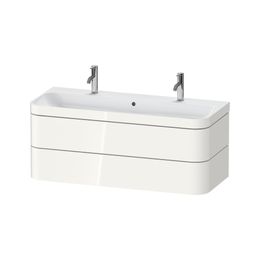 Duravit M&ouml;belwaschtisch-Unterschrank Happy D.2 Plus 117,5x49cm, m 1 HL, 2 Schubk., we hgl (HP4640O22220000)