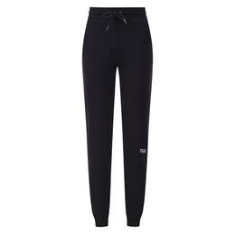Jogginghose YEAZ "Jogginghose CHILAX", Damen, Gr. M, US, schwarz, Obermaterial: 100% Baumwolle CO(Bio)., Hosen Jogginghose