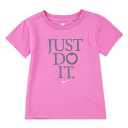 T-Shirt Nike Sportswear "f&uuml;r M&auml;dchen", Damen, Gr. 98 (3), pink, Jersey, Obermaterial: 60% Baumwolle, 40% Polyester, unifarben, Shirts T-Shirt, f&uuml;r Kinder