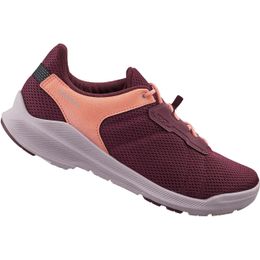 Fahrradschuh Shimano "City-/Touring- Fahrradschuhe EX300W, Wine Red", Damen, Gr. 36, rot, Obermaterial: 100% Synthetik synthetic., Schuhe Fahrradschuh