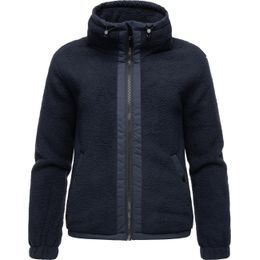 Sweatjacke Ragwear "Sweatjacke Nordicka", Damen, Gr. XL, blau (navy24), Obermaterial: 100% Polyester PES. Futter: 100% Polyester PES., Sweatjacken Sweatjacke