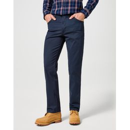 5-Pocket-Hose Wrangler "Hose TEXAS", Herren, Gr. 36, L&auml;nge 34, blau (schwarz navy), Web, Obermaterial: 98% Baumwolle, 2% Elasthan, unifarben, regular fit lang, Hosen 5-Pocket-Hose