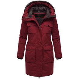 Winterjacke Navahoo "Winterjacke Eissturm 14", Damen, Gr. M, rot (bordeaux), Obermaterial: 100% Polyester PES. Obermaterial: 100% Polyester PES. Futter: 100% Polyester PES. 100% Polyester PES., Jacken Winterjacke
