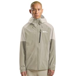 Funktionsjacke Jack Wolfskin "EAGLE PEAK 2L JKT M", Herren, Gr. XXXL (60), linen, Obermaterial: 100% Polyester. Futter: 100% Polyester, Jacken Funktionsjacke