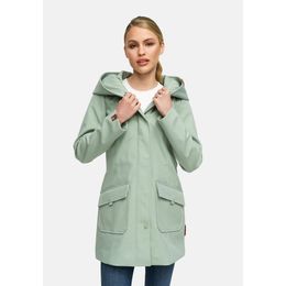 Winterjacke Marikoo "Marikoo Mayleen Damen Softshell Jacke B856", Damen, Gr. M, gr&uuml;n (smokey mint), Obermaterial: 95% Polyester PES. 5% Elasthan EL., Jacken Winterjacke