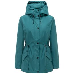Outdoorjacke Marikoo "Marikoo Bonbonparty Damenjacke N124", Damen, Gr. XXL, blau (ocean gr&uuml;n), Obermaterial: 100% Polyester PES., Jacken Outdoorjacke