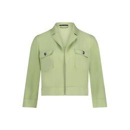 Jackenblazer Betty Barclay "Blazer-Jacke mit 3/4 Arm", Damen, Gr. 38, gr&uuml;n (foam gr&uuml;n), Obermaterial: 92% Polyester PES. 8% Elasthan EL., Blazer Jackenblazer