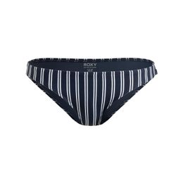 Bikini-Hose Roxy "Roxy Into The Sun", Damen, Gr. XL, US-Gr&ouml;&szlig;en, blau (mood indigo novela stripe vert), Obermaterial: 87% Nylon, 13% Elasthan;, Badehosen Bikini-Hose