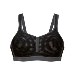 Sport-BH Anita "Sport BH performance", Damen, Gr. 85, Cup G, schwarz (schwarz, anthrazit), Obermaterial: 62% Polyamid PA. 21% Polyester PES. 17% Elasthan EL., BHs Sport-BH
