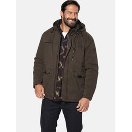 Outdoorjacke Jan Vanderstorm "Outdoorjacke FINNGREN", Herren, Gr. 74, braun, Obermaterial: 100% Baumwolle CO., Jacken Outdoorjacke