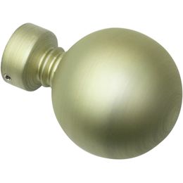Gardinenstangen-Endst&uuml;ck Gardinia "Ball", beige (champagner), B:1,9cm H:7cm L:7cm &Oslash;:1,9cm, Gardinenstangenendst&uuml;cke, Gardinenstangen-Endst&uuml;ck, Serie Gardinenstange Kira