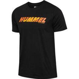 T-Shirt Hummel "hmlGRAPHIC BOLD LOGO TEE", Herren, Gr. S, schwarz, Obermaterial: 100% Baumwolle, Rundhals, Shirts T-Shirt, sportlicher Stil, f&uuml;r sportliche Aktivit&auml;ten und Freizeit