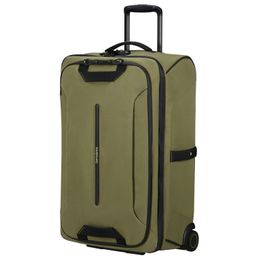 Reisetasche Samsonite "ECODIVER DUFFLE/WH, verschiedene Gr&ouml;&szlig;en", Damen, Gr. B/H/T: 43cm x 67cm x 28cm, waxed wasabi, Polyester, Taschen Reisetasche, TSA-Schloss und Trolley-Gest&auml;nge