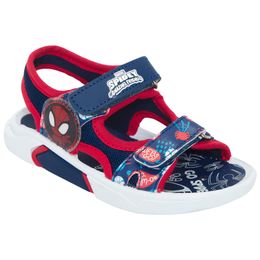 Sandale Disney "SPIDERMAN", M&auml;dchen, Gr. 28, navy, Textil, Schuhe Sandale