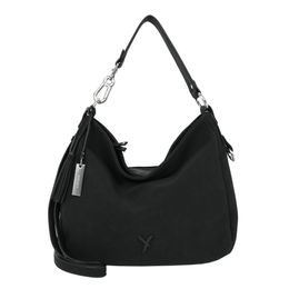 Beuteltasche SURI FREY "Beutel SFY Romy", Damen, Gr. B/H/T: 33cm x 20cm x 15cm 0, schwarz (schwarz 100), PVC, Taschen Beuteltasche