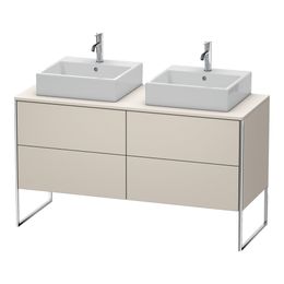 Duravit Waschtischunterschrank XSquare 140x54,8x77,8cm, 4 Ausz., stehend, Taupe (XS4926B9191)