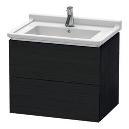 Duravit Waschtischunterschrank L-Cube 67x46,9cm, Ei sw, 2 Schubk., wandh&auml;ngend (LC626401616)