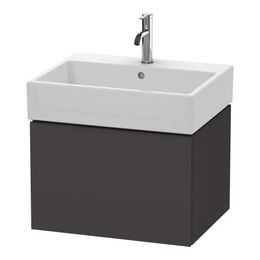 Duravit Waschtischunterschrank L-Cube 58,4x 45,9cm, graph matt, 1 Ausz., wandh&auml;ngend (LC617508080)